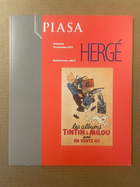 HERGÉ - CATALOGUE de vente Tintin - Piasa - 2012 - NEUF EUR 29,99 ...