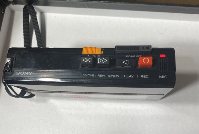 SONY WALKMAN VINTAGE Cassette Player And Recorder TCM-12 - Parts or ...