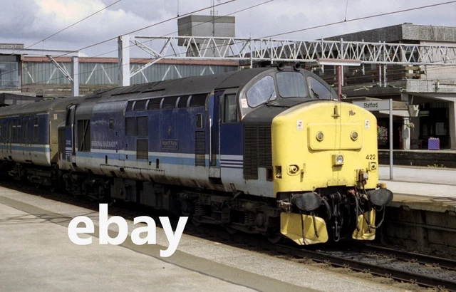 35MM COLOUR RAILWAY Negative Class 37 37422 at Stafford £2.45 - PicClick UK