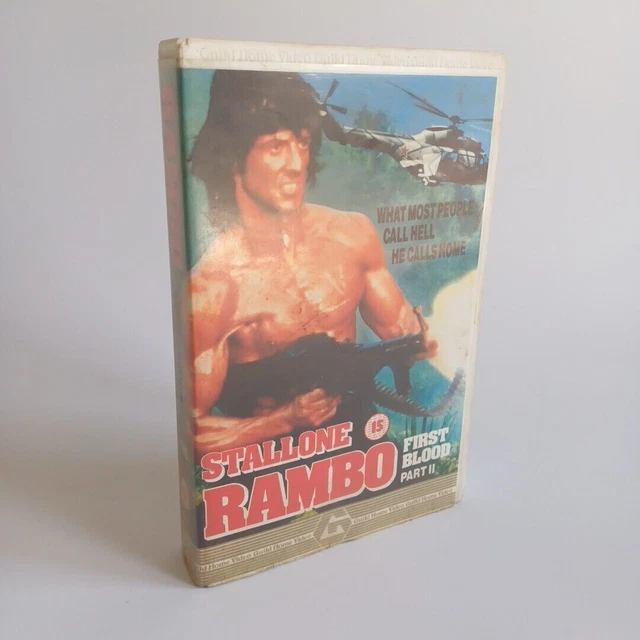 RAMBO FIRST BLOOD Part II *VHS* - Big Box Ex-Rental £5.00 - PicClick UK