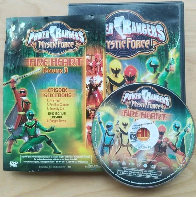 POWER RANGERS MYSTIC Force: Fire Heart Volume 3 (Jetix Series, DVD ...