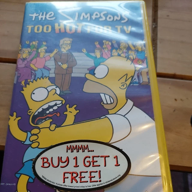 THE SIMPSONS TOO Hot For TV (Animated) (VHS/SUR, 1999) £4.80 - PicClick UK