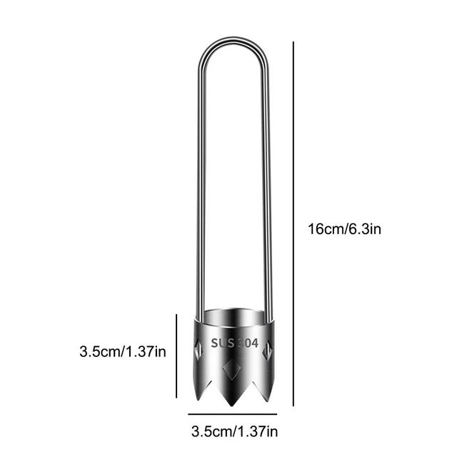 STAINLESS STEEL FRUIT Vegetable Corer Kitchen Coring Tool for Sweet ...