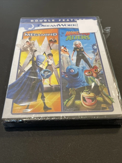 MEGAMIND/MONSTERS VS ALIENS (DreamWorks Double Feature DVD, 2018) £7.50 ...