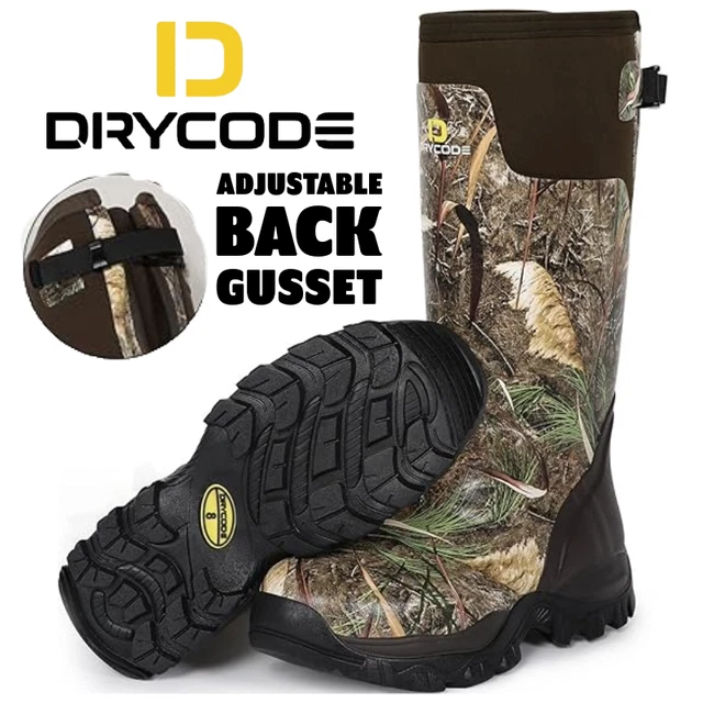 MENS NEOPRENE WELLINGTON Waterproof Mucker Boots Camo Wellies Walking ...
