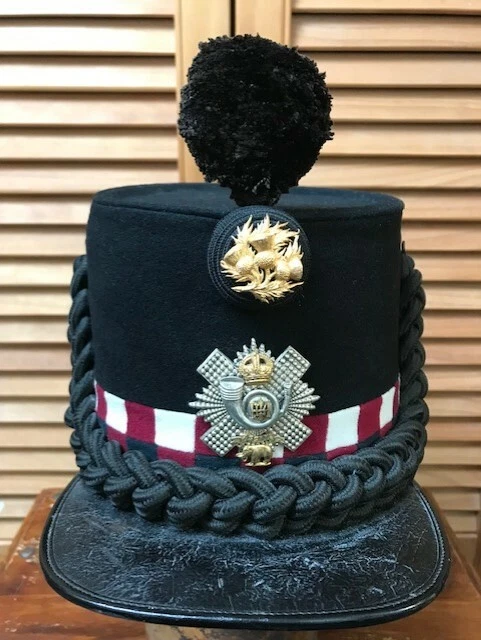 SCOTTISH HIGHLAND LIGHT Infantry Officers Shako and pom pom £350.00 ...