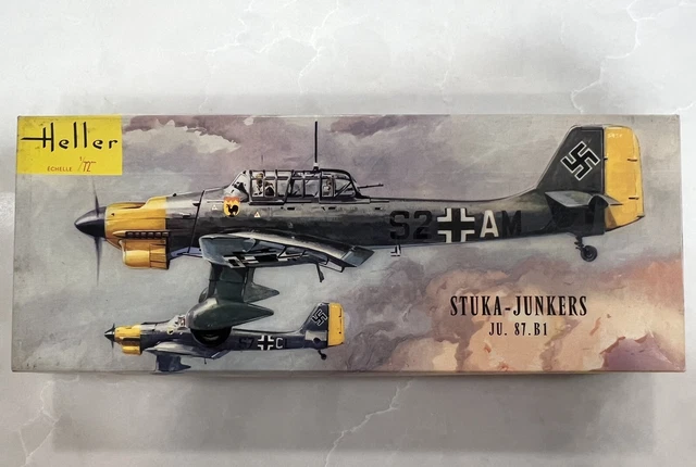 HELLER STUKA-JUNKERS JU. 87.B1 1/72 Scale Model 141129 - FREE SHIPING ...