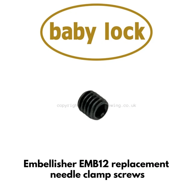 BABYLOCK EMBELLISHER EMB12 - Needle Clamp Set Screw £3.99 - PicClick UK