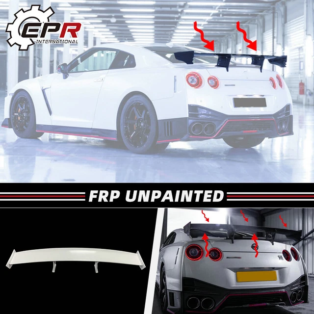 FOR NISSAN GTR R35 Nsm-Style Ver2 FRP Unpainted Rear Trunk Diffuser ...