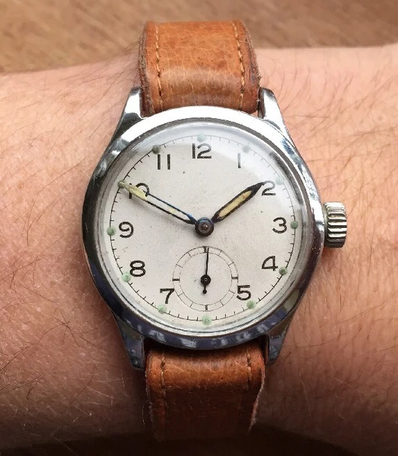 VINTAGE REVUE THOMMEN British Military / Army ATP Issue Watch WW2 Cal ...