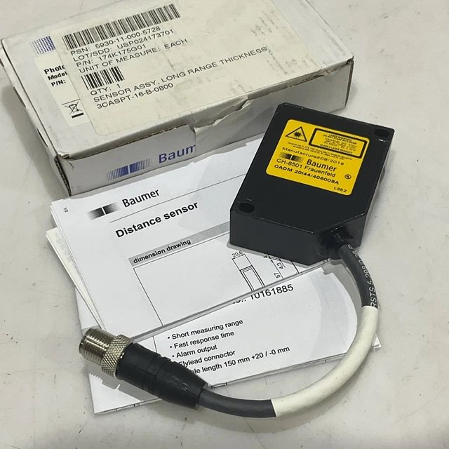 BAUMER OADM 20I44/406009A Photoelectric Distance Sensor Long 28V Range ...