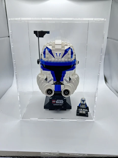 ACRYLIC DISPLAY CASE for LEGO 75349, Captain Rex helmet £46.20 ...