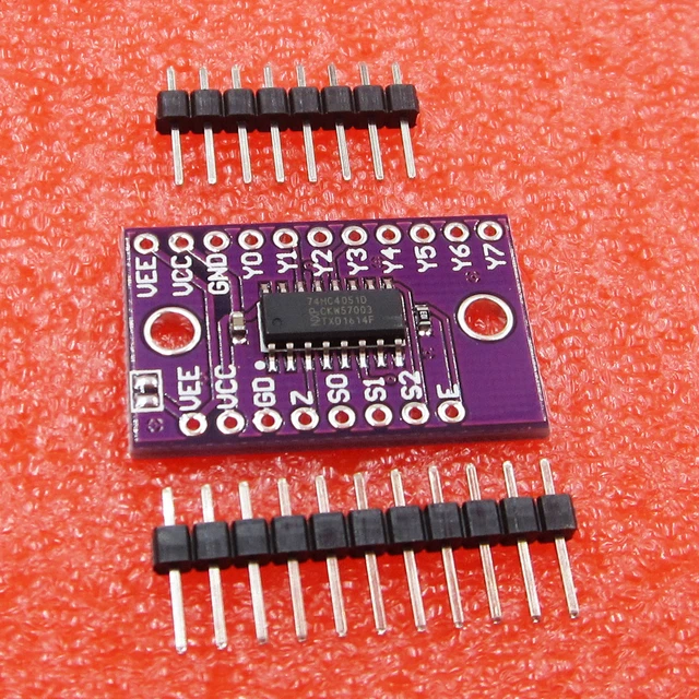 74HC4051 8 CHANNEL Mux Analog Multiplexer Demultiplexer Module for ...