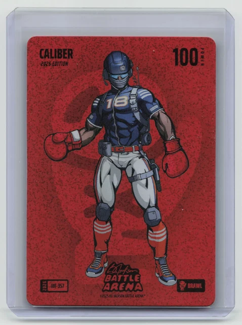 2026 BO JACKSON Battle Arena Caliber #IBF-357 Brawl Icons Battlefoil £ ...