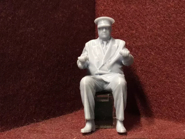 G-SCALE SEATED DRIVER figure - from 3D scan of a person - MD005 (also ...