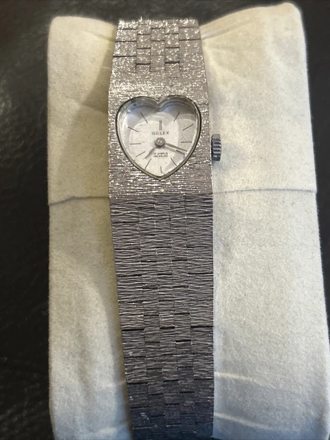 VINTAGE GILLEX 17 Jewels Incabloc West Germany Mechanical Ladies Watch ...