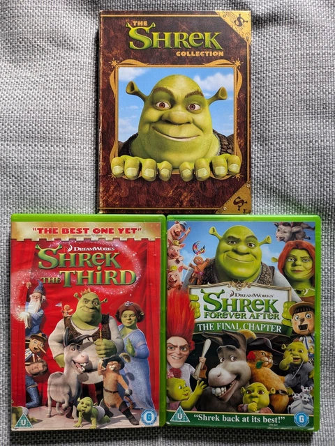 SHREK: COMPLETE MOVIE Collection 1, 2, 3, 4 Quadrilogy DVD Bundle Set £ ...