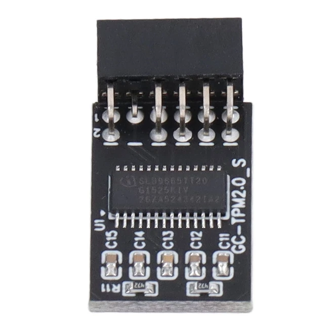 TPM 2.0 MODULE LPC SPI 12Pin Remote Card Encryption Security Board ...