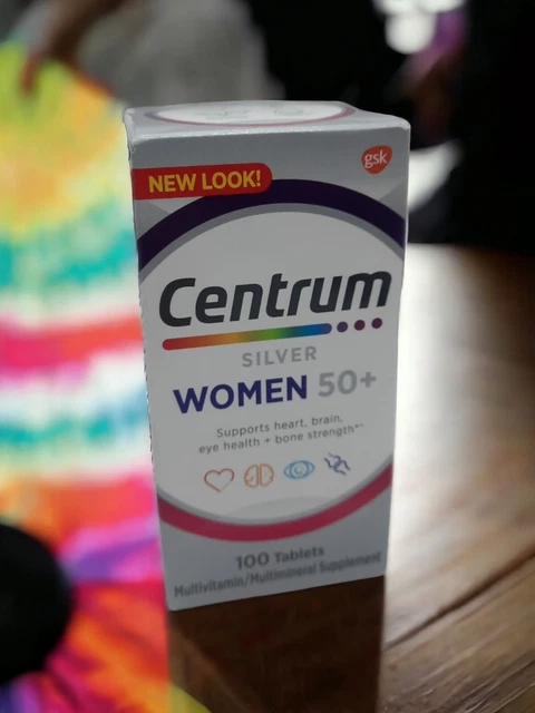 CENTRUM SILVER WOMEN 50 Plus Multivitamin Supplement Tablets, 100 Ct ...