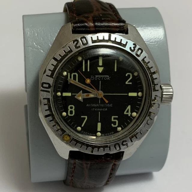 KOMANDIRSKIE AMPHIBIAN ANTIMAGNETIC Vostok Wostok Sniper Diver Military ...