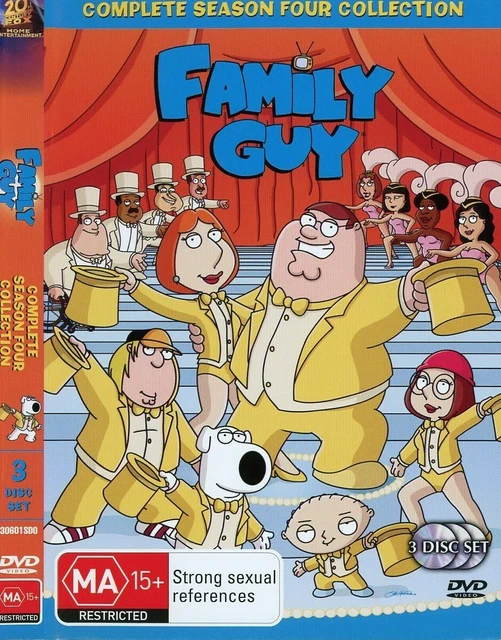 FAMILY GUY: COMPLETE Season Four Collection DVD (Region 4) VGC 3 Disc ...