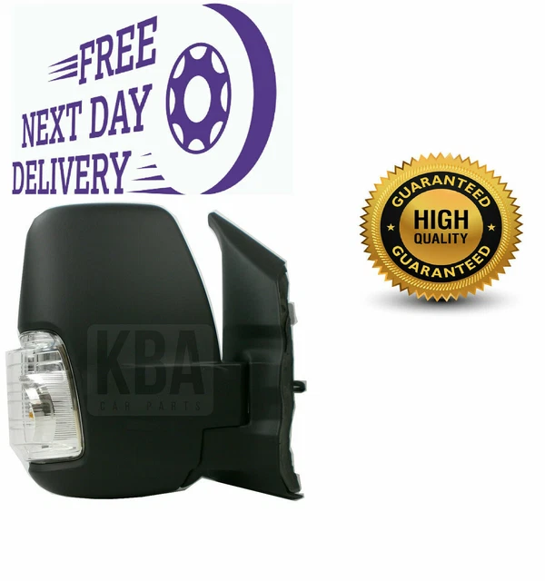 FORD TRANSIT MK8 2014-2019 Manual Door Wing Mirror Off Side Drivers ...