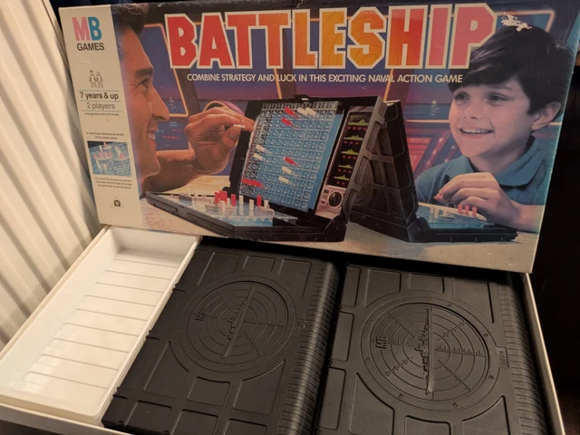 VINTAGE MB GAMES Battleship Game 1993 Complete Combine Strategy And ...
