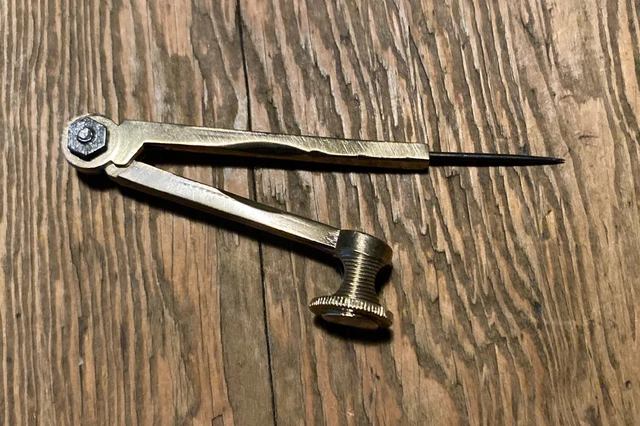 VINTAGE HELIX BRASS Drawing Compass School Technical Draughtsman ...