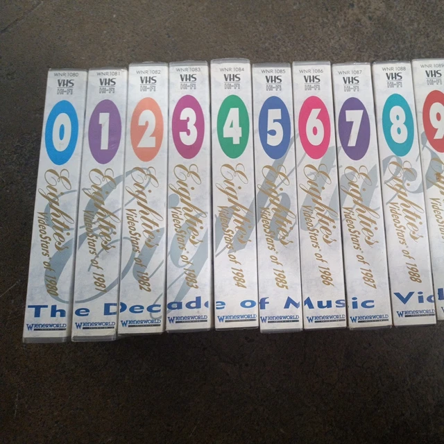 1980S EIGHTIES - The Decade Of Music VHS - Set Of 10 - Wienerworld ...