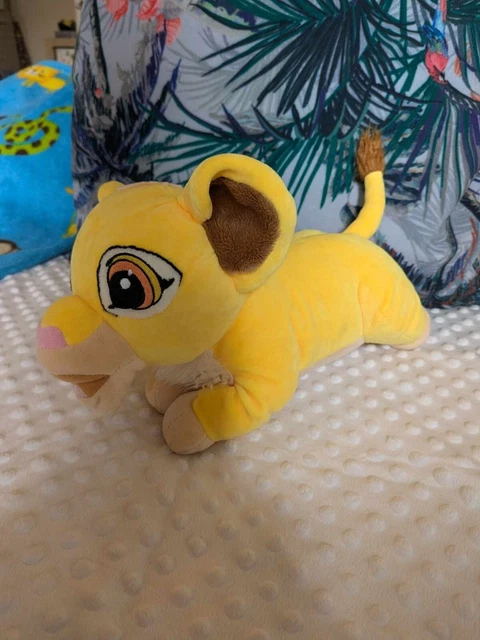 DISNEYLAND PARIS THE Lion King Simba Lying Down Plush Soft Toy 13" £9. ...