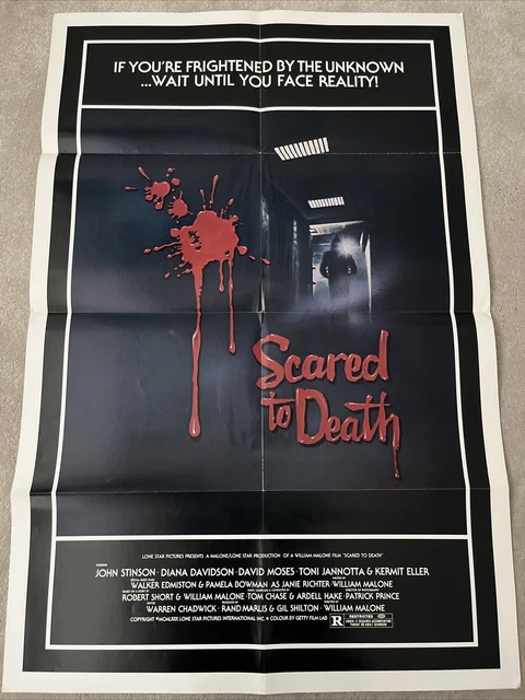 SCARED TO DEATH (1980) Original US One Sheet Cinema Poster £14.77 ...