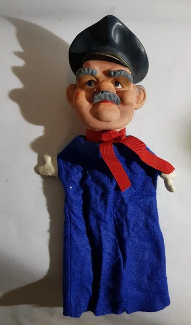 ANCIENNE MARIONNETTE A main vintage gendarme police / théâtre de ...