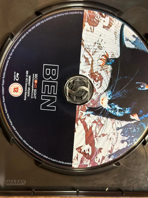 BEN BLU-RAY 1973 Willard Sequel Rat Horror Movie w/ Michael Jackson ...