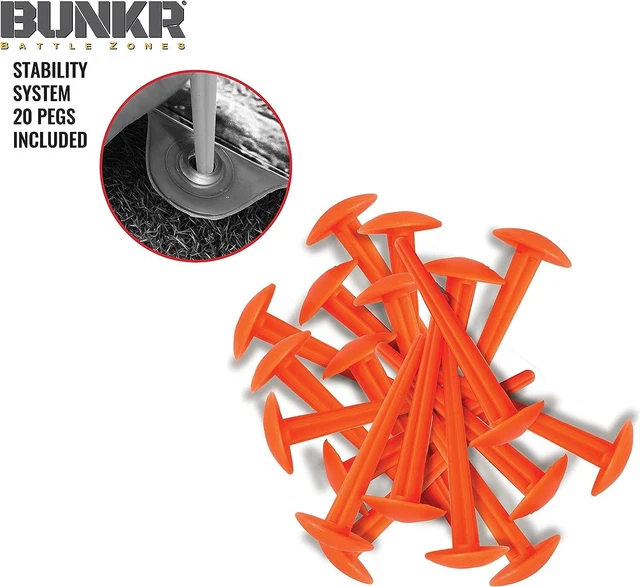 BUNKR BATTLE ZONES Inflatable Red Vs. Blue Tournament Set £30.00 ...