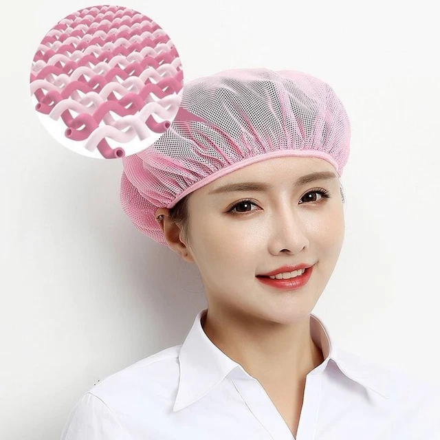 BREATHABLE CHEF HAT Hair Nets Food Service Cap Canteen Catering $6.64 ...