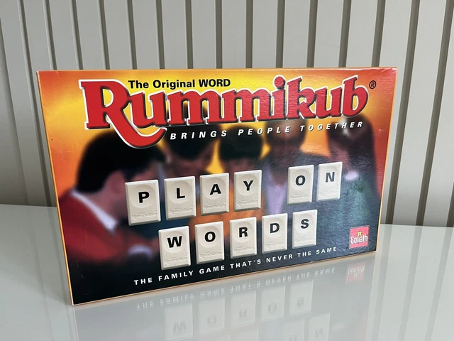 VINTAGE THE ORIGINAL Rummikub Word Game Goliath (1995) No Instructions ...