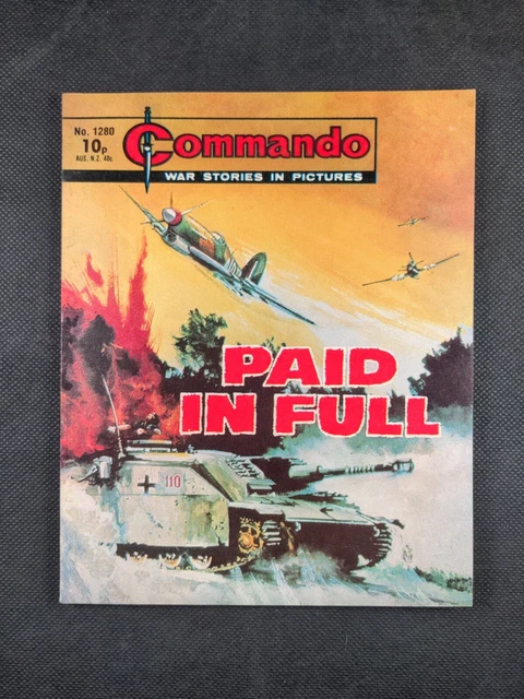 COMMANDO COMIC ISSUE Number 1280 Paid In Full EUR 5,18 - PicClick IT