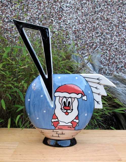 LORNA BAILEY CHRISTMAS Eve Tall Handled Wafer Jug November 2004 Santa ...