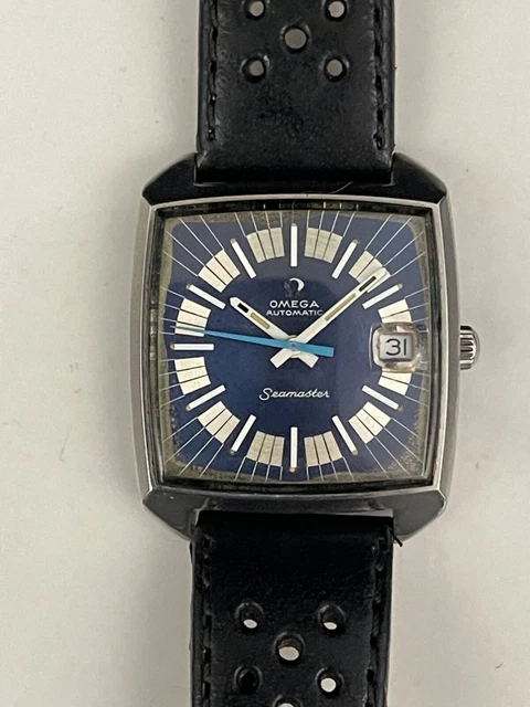 OMEGA SEAMASTER VINTAGE 1970's Compresseur Rare " Racing Cadran ...