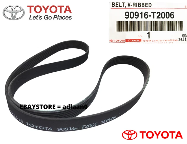 TOYOTA FORTUNER SW4 Hilux 4Runner Truck Alternator & Fan V Belt NOS ...