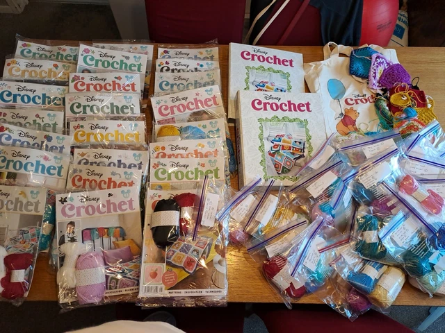 DISNEY CROCHET MAGAZINE Issues 1-50 And Wool - Please Read Description ...