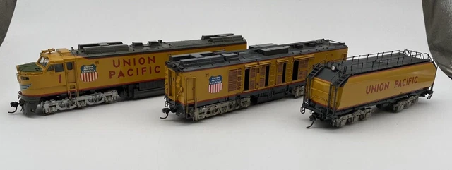 HO BRASS MODEL Omi 1849 Up Union Pacific 8500 Hp Gas Turbine 3-Unit #1 ...