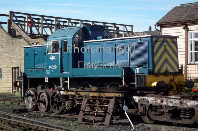 CLASS 14 14029 in BR Blue at Wansford, NVR £0.75 - PicClick UK