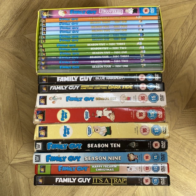 FAMILY GUY DVD Bundle 1-10 + Star Wars Christmas Vegas Uncovered £14.99 ...