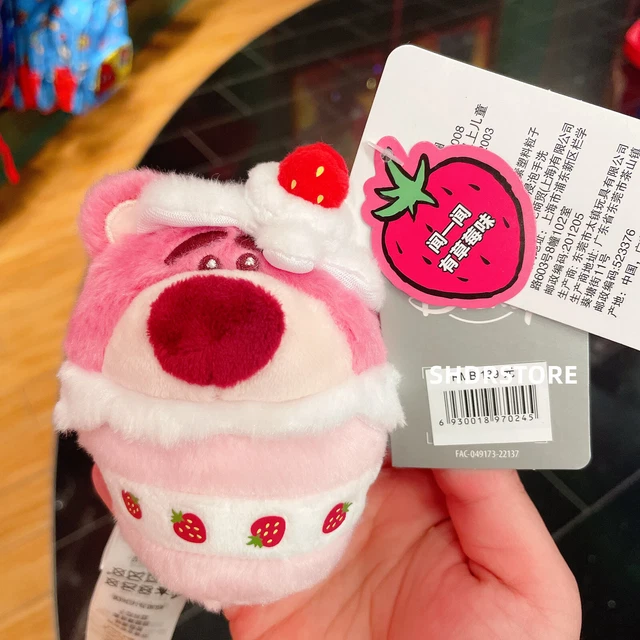 DISNEY AUTHENTIC 2022 lotso bear cake plush toy story keychain charm ...