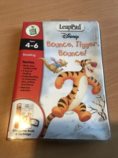 LEAP FROG LEAPPAD Bounce tigger bounce Interactive Book And Cartridge ...