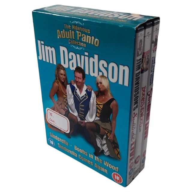 JIM DAVIDSON COMEDY Collection DVD Box Set Sinderella Comes Again Boobs ...