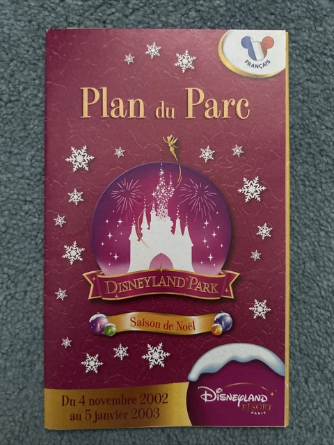 DISNEYLAND PARIS PARK Map 2002 2003 £0.99 - PicClick UK