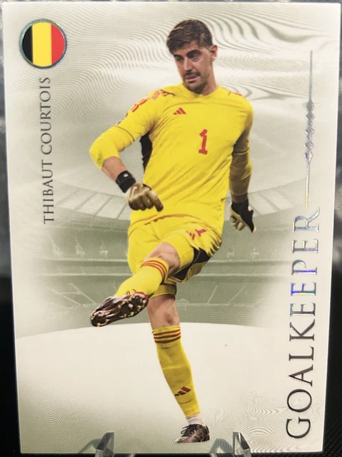 2023 FUTERA UNIQUE World Football Nostalgia Thibaut Courtois Card 1 di ...