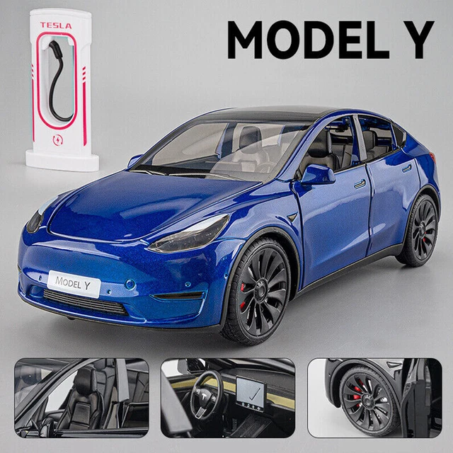 1:32 Tesla Model Die Cast Car Toys For Children Diecasts, 42% OFF